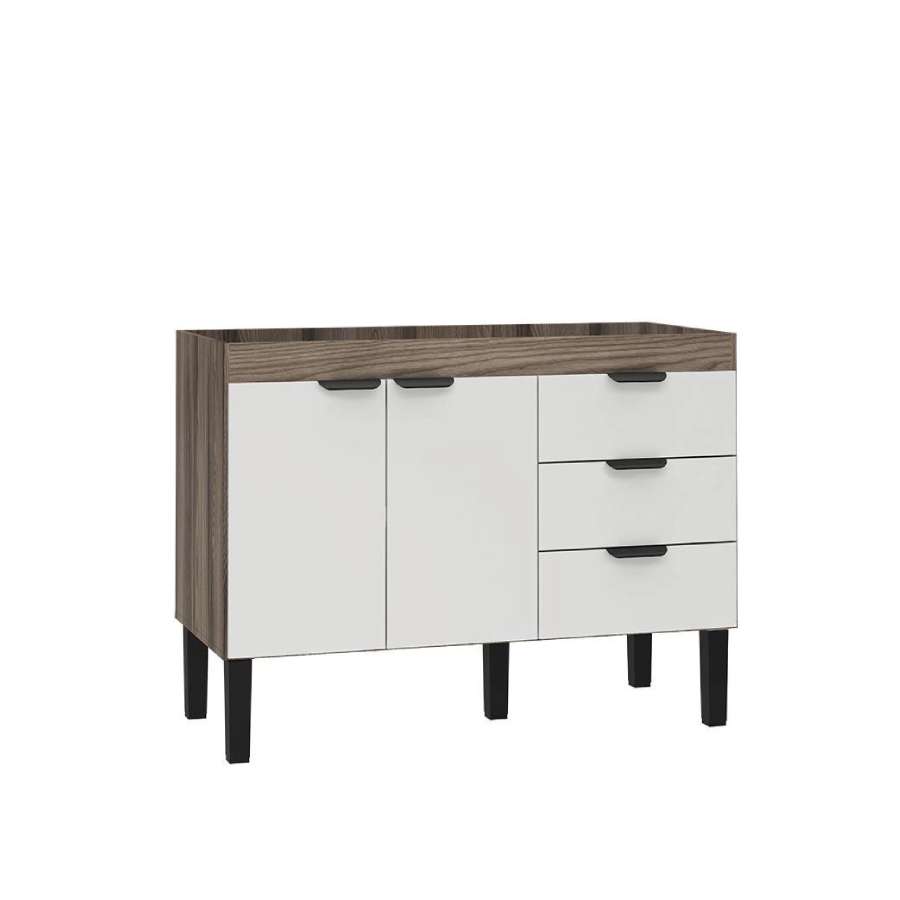 Gabinete Madeira Flamingo Tamarindo/Branco 120 - Tul