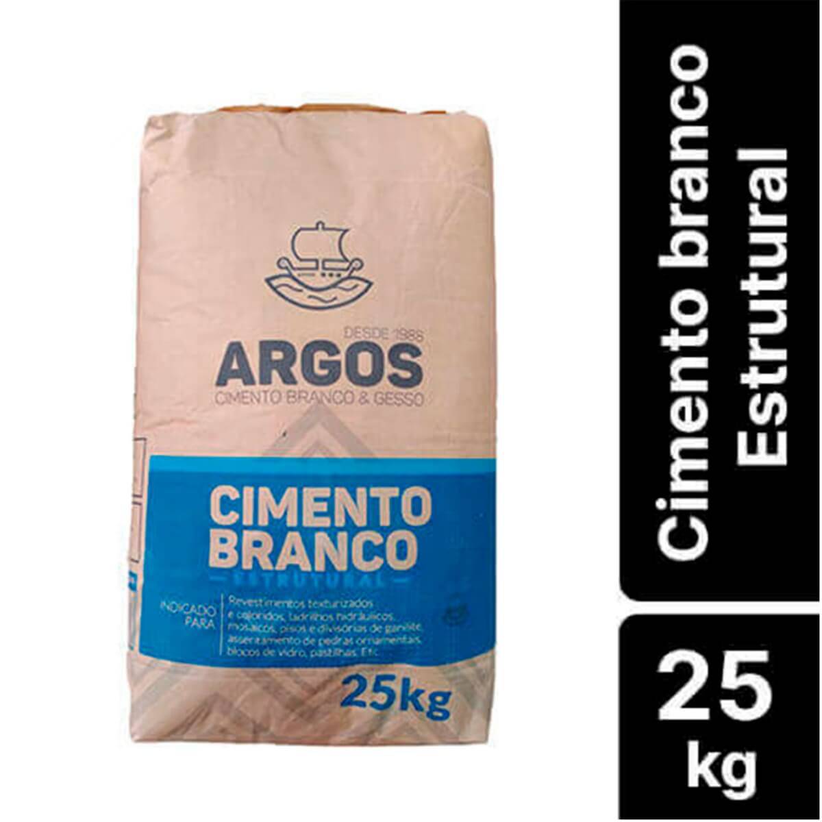 Cimento Branco Estrutural 25kg - Tul